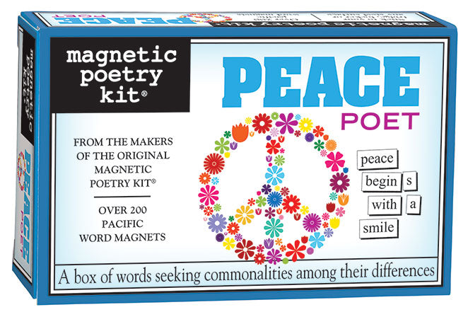 Peace Poet Magnetic Poetry Kit