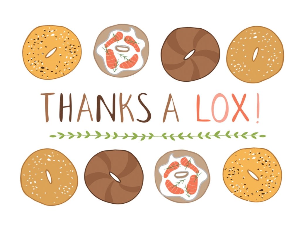 Thanks A Lox! Card