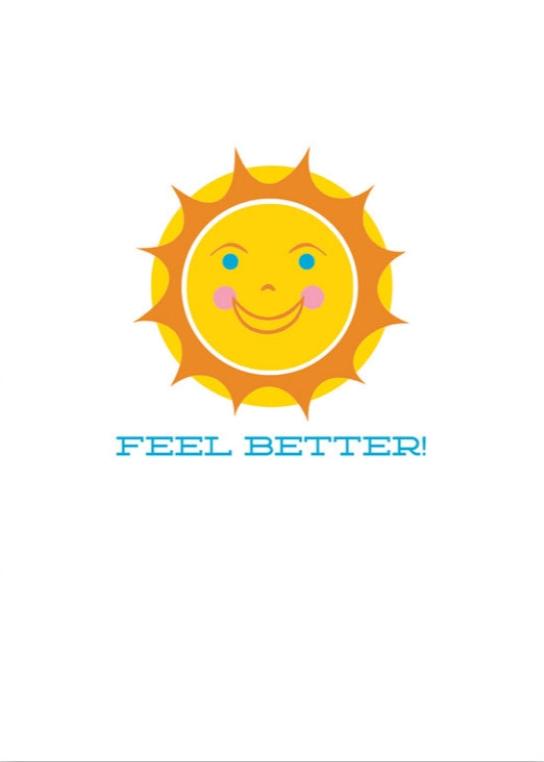 Feel Better! Greeting Card